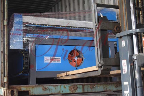 2019/8/5 flat oval duct forming machine delivery