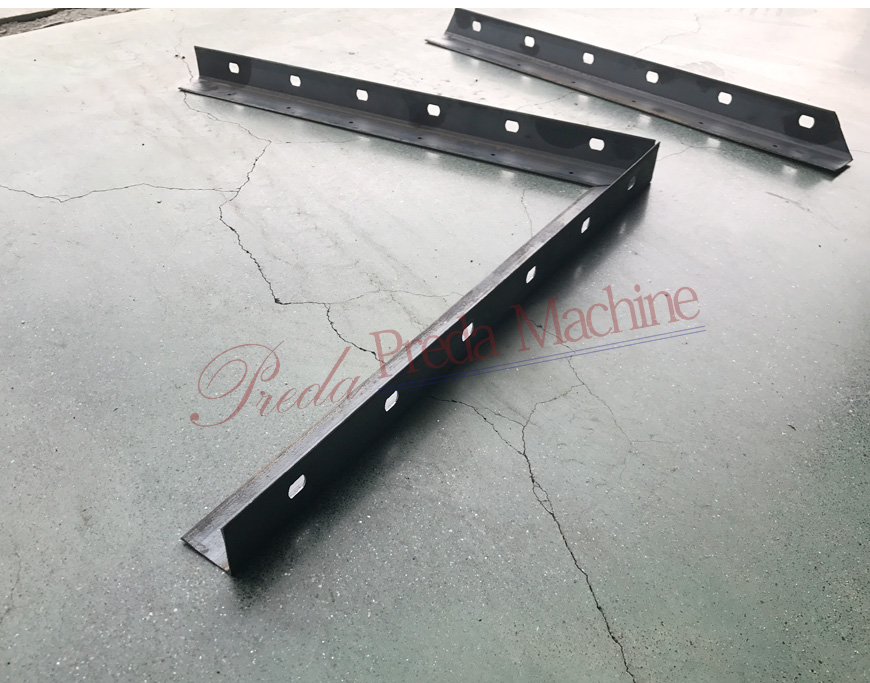 Angle steel flange production line