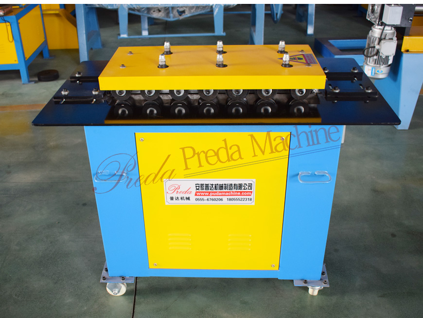 Round duct locking forming machine