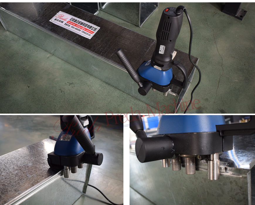 Electric lock seaming machine