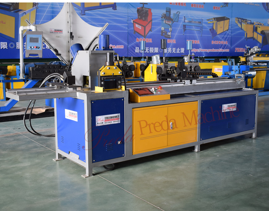 Angle steel flange production line