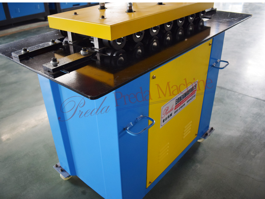 Round duct locking forming machine
