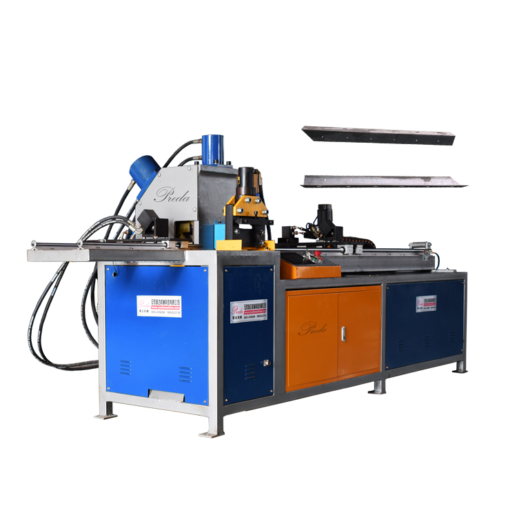 Angle steel flange production line