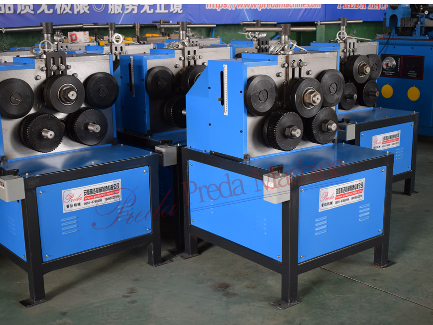 Electric angle iron rolling machine
