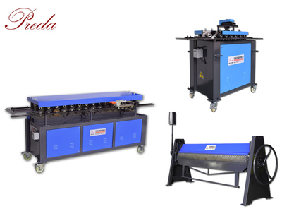 Auto duct line, Rectangular duct making machine, Round duct forming machine