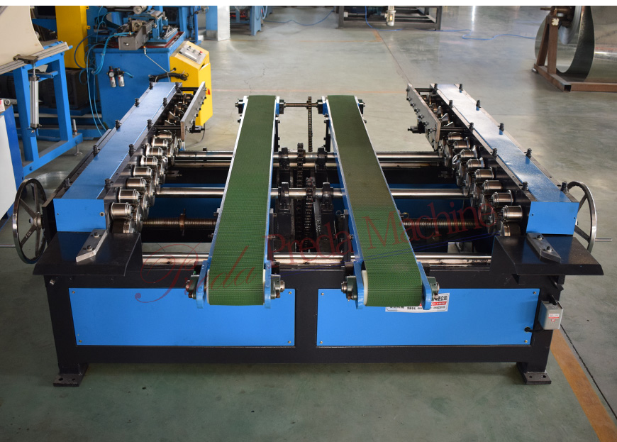 Duplex flange forming machine