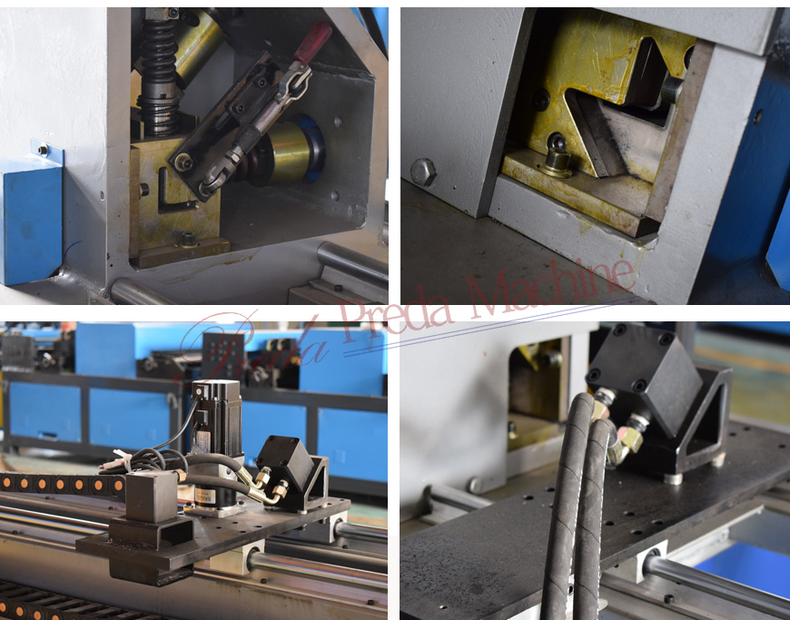 Angle steel flange production line