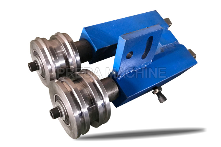 How to install the grooves roller for spiral pipes