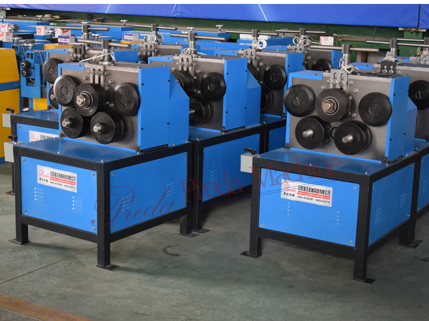 Electric angle iron rolling machine