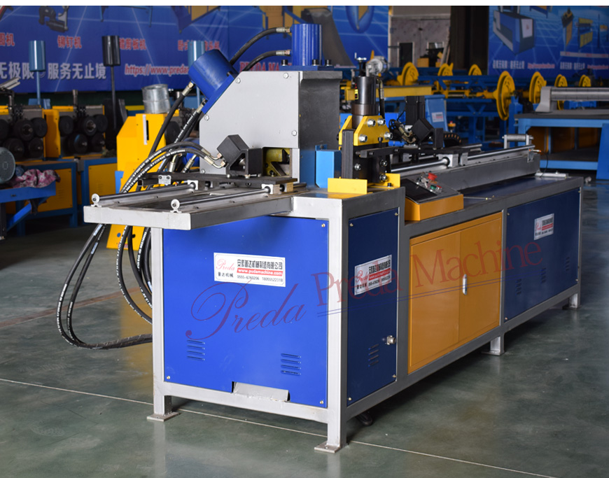 Angle steel flange production line