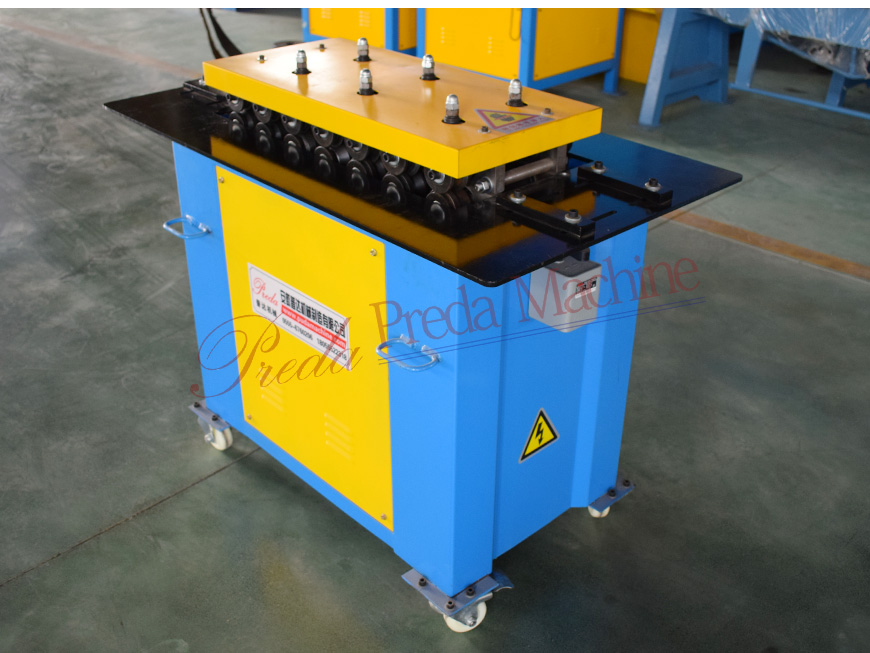 Round duct locking forming machine